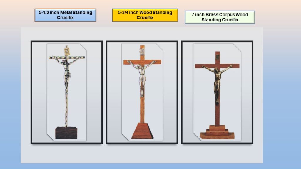 Assorted Designs Standing Crucifix – Carlo Catholic Services Ltd